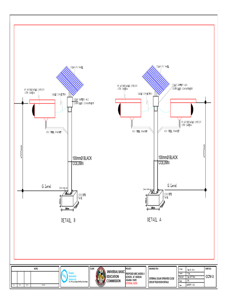 UBEC Model 2 Site Plan CCTV 3 | PDF