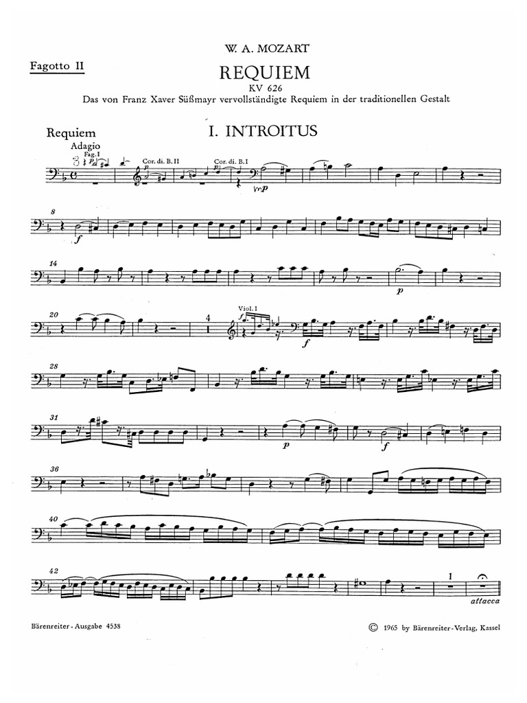 Fagote 2 Requiem | PDF