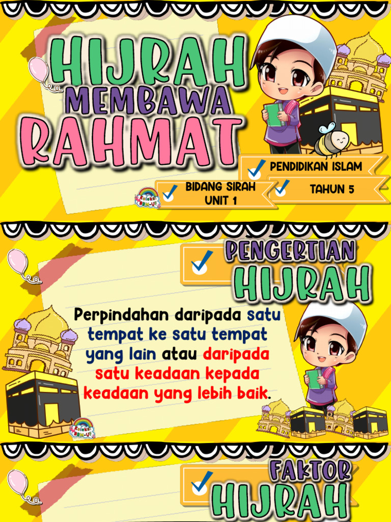 Nota - Hijrah Membawa Rahmat Thn5 | PDF