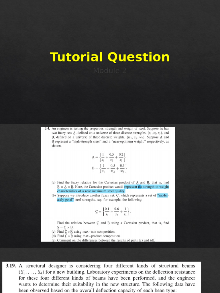 3.tutorial Module2 | PDF