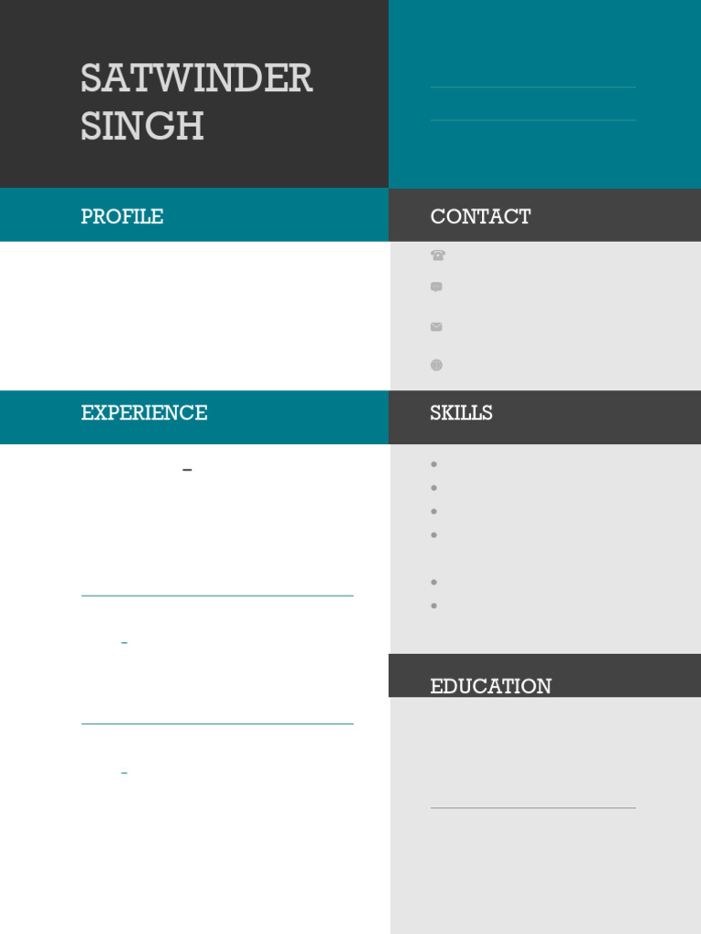 Satwinder Singh Resume-1 | PDF | Search Engine Optimization | Digital ...