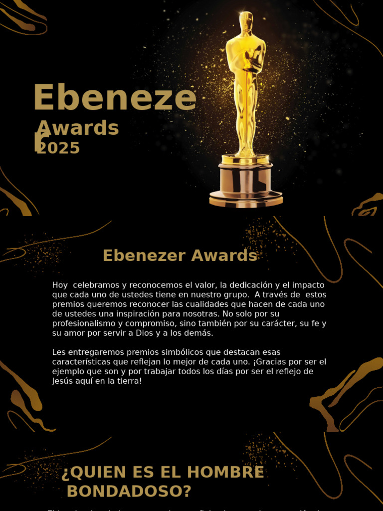 Premios Ebenezer | PDF | Amor | Cristo (título)