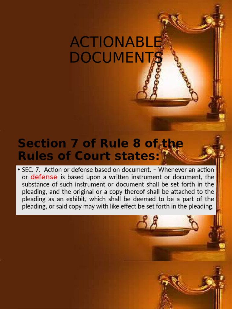 Actionable Documents | PDF