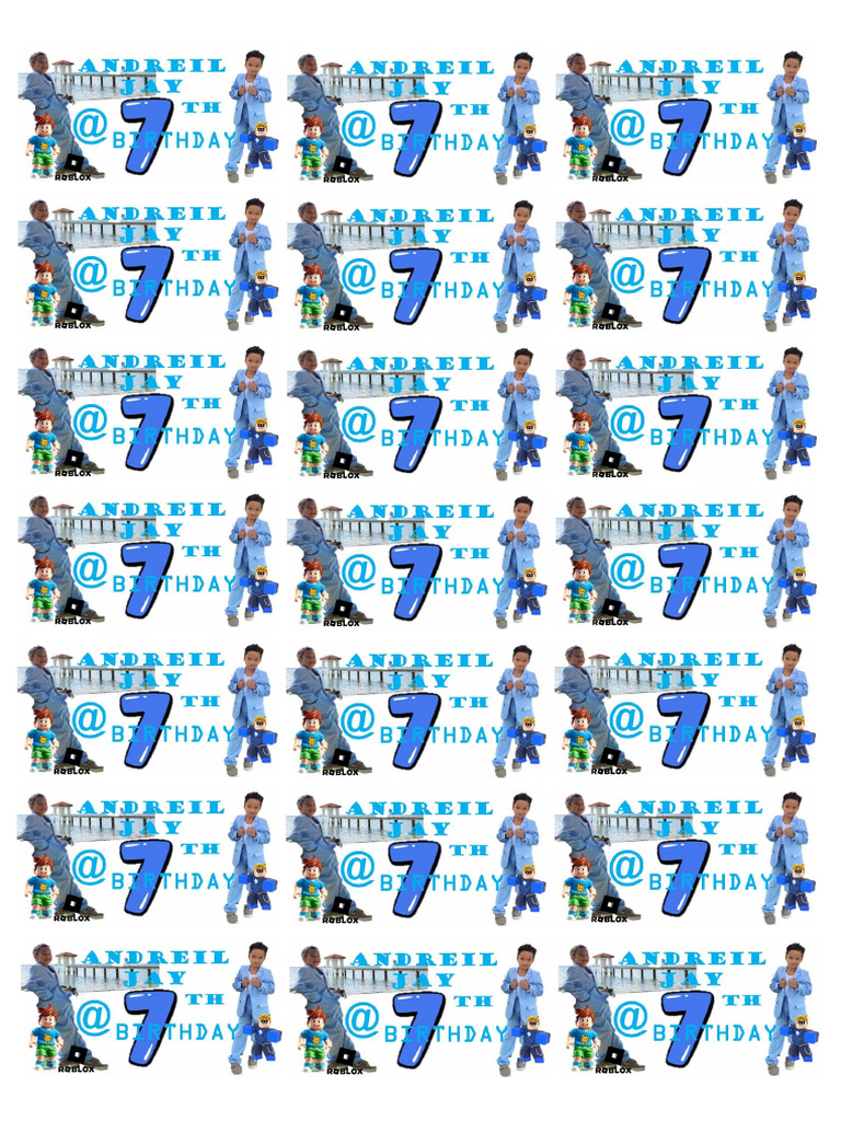 Aj Birthday Sticker | PDF