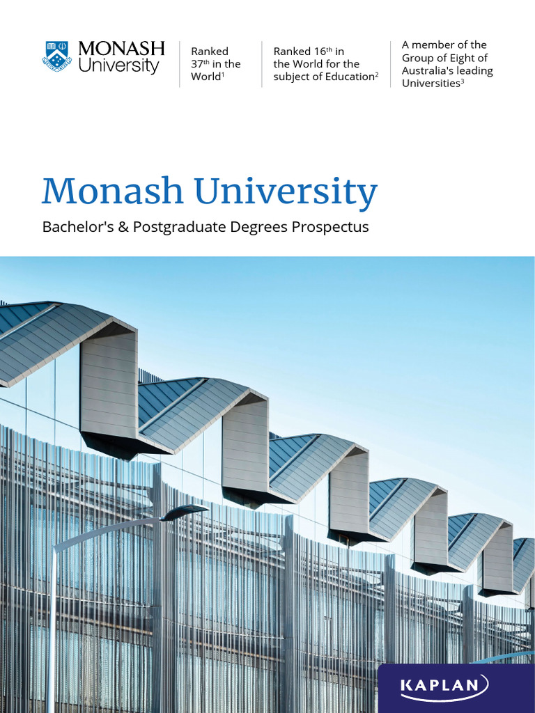 Kaplan Mon2025 University Prospectus 28pp v1 | PDF | Early Childhood Education | Academic Degree