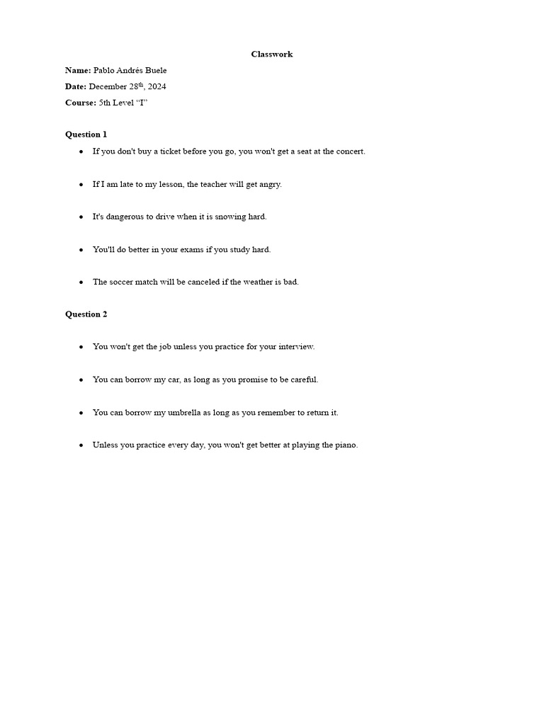 Classwork Name: Date: Course | PDF