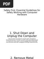 Computer Assembly Safety Guidelines | PDF | Home & Garden | Computers
