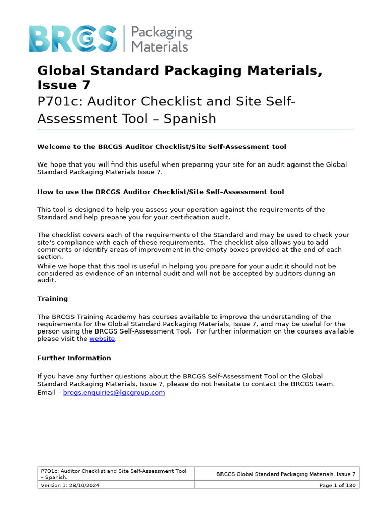 p701c-audit-checklist-and-site-self-assessment-tool-spanish-v1-28-10 ...