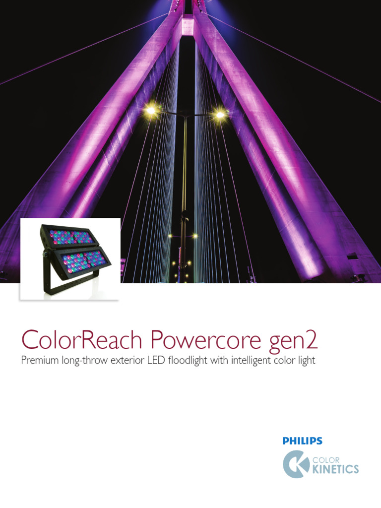 ColorReach Powercore gen2 Overview | PDF | Light Emitting Diode | Lighting