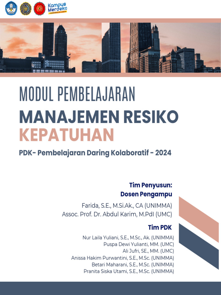 Modul Manajemen Risiko Kepatuhan | PDF