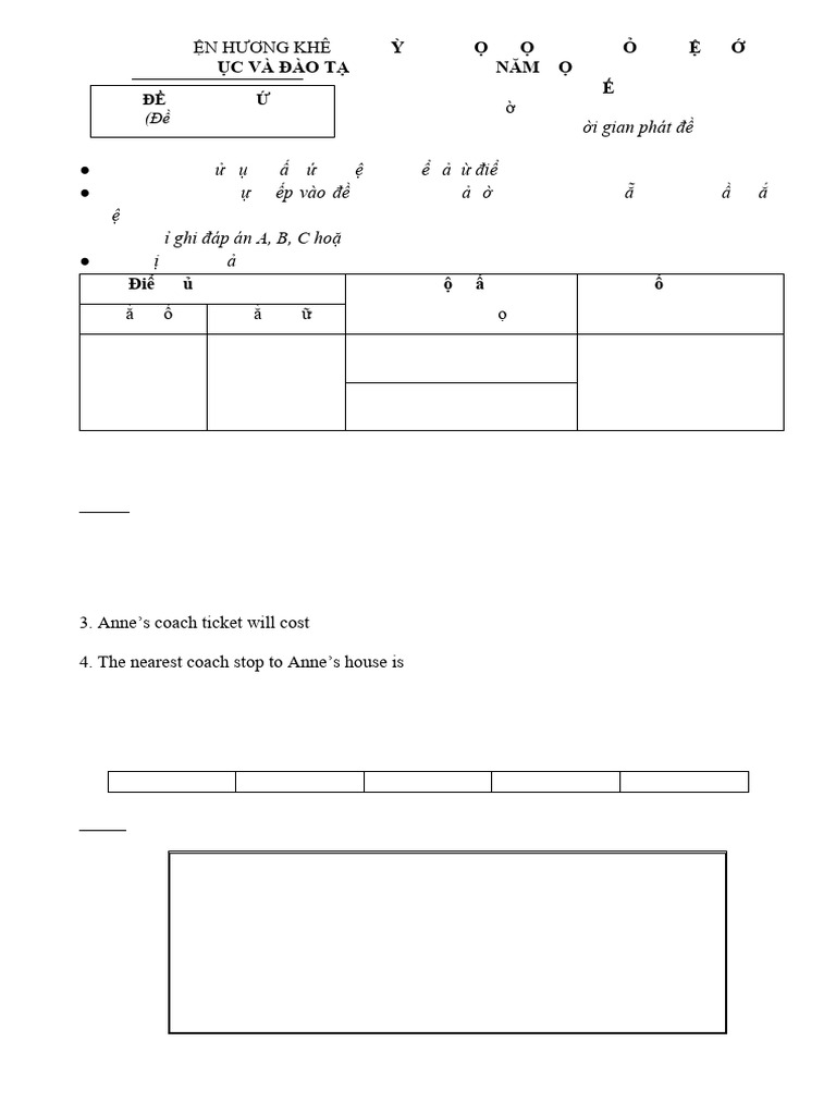 De Anh 6 HSG Huyen Huong Khe 2023 2024 52e81 | PDF