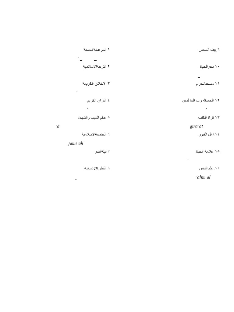 Transliterasi Faiz | PDF