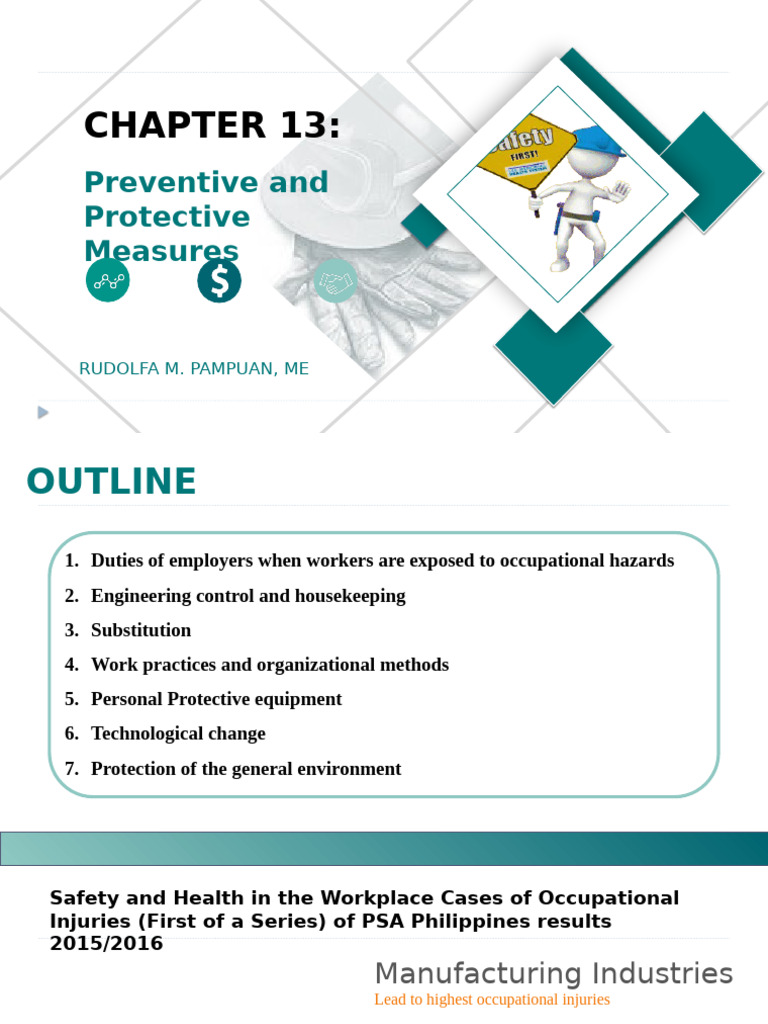 CHAPTER13 Preventive and Protective Measures | PDF | Occupational Safety And Health | Personal ...