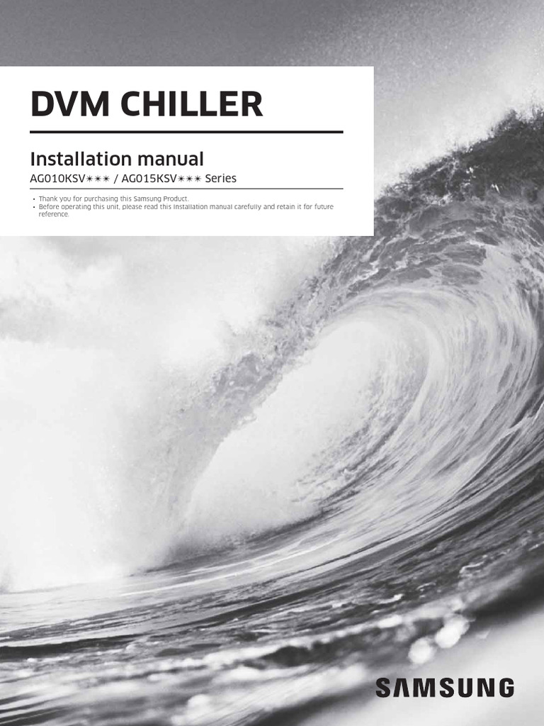 DVM+CHILLER Installation+Manual DB68-06260A-02 ENGLISH 10082020 | PDF ...