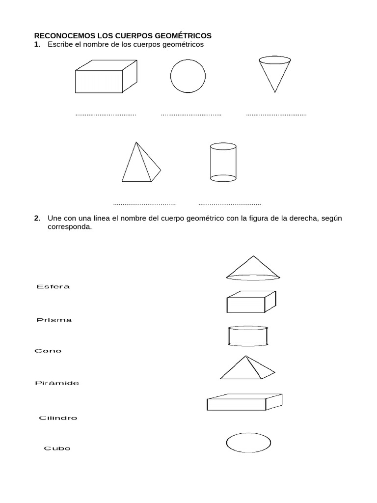 Cuerpos Geometricos | PDF