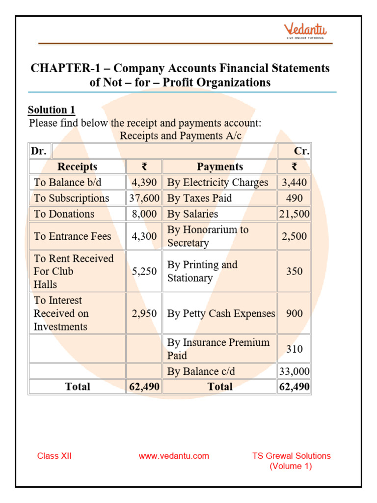 Class 12 TS Grewal Chapter 1 Solutions | PDF | Expense | Balance Sheet
