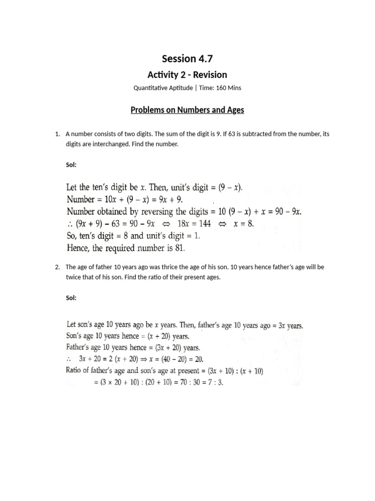 Session 4.7 - QA Revision Sheet | PDF | Speed