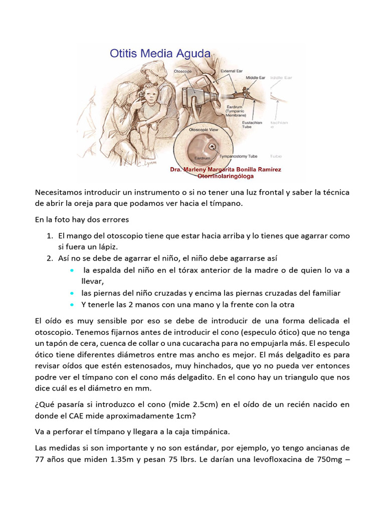 Otitis Media Aguda | PDF | Oído | Especialidades Medicas