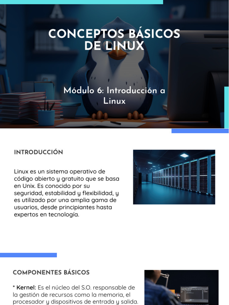 Conceptos Basicos de Linux | PDF | Sistema operativo | Distribución de ...