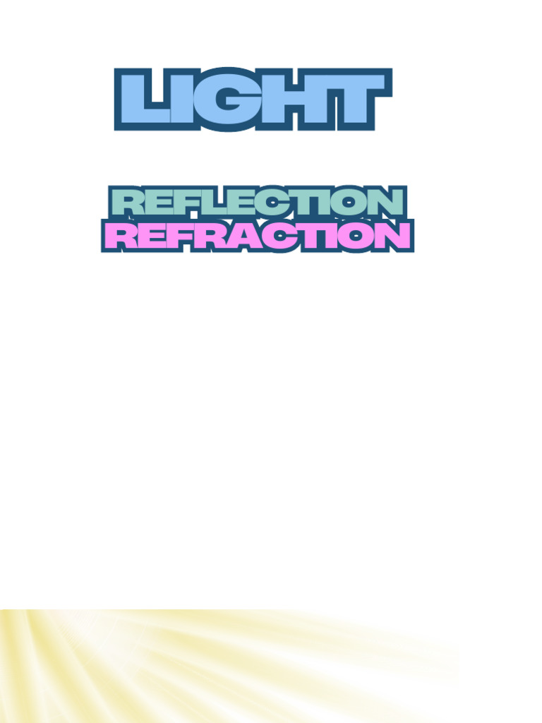Light Reflectionandrefraction Pdf
