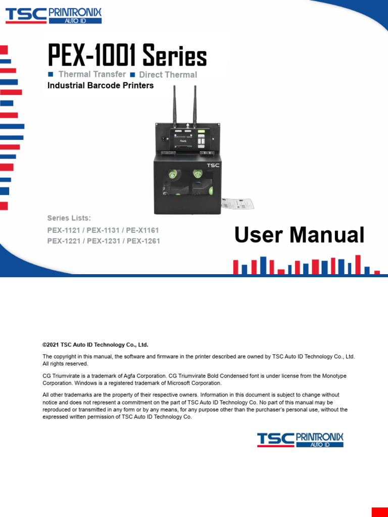 31-1810003-00_pex-1001_user-maunal_en_a | PDF | Printer (Computing) | Command Line Interface