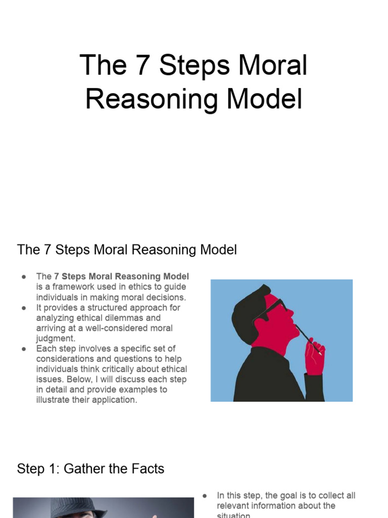 The 7 Steps Moral Reasoning Model | PDF | Morality | Social Psychology