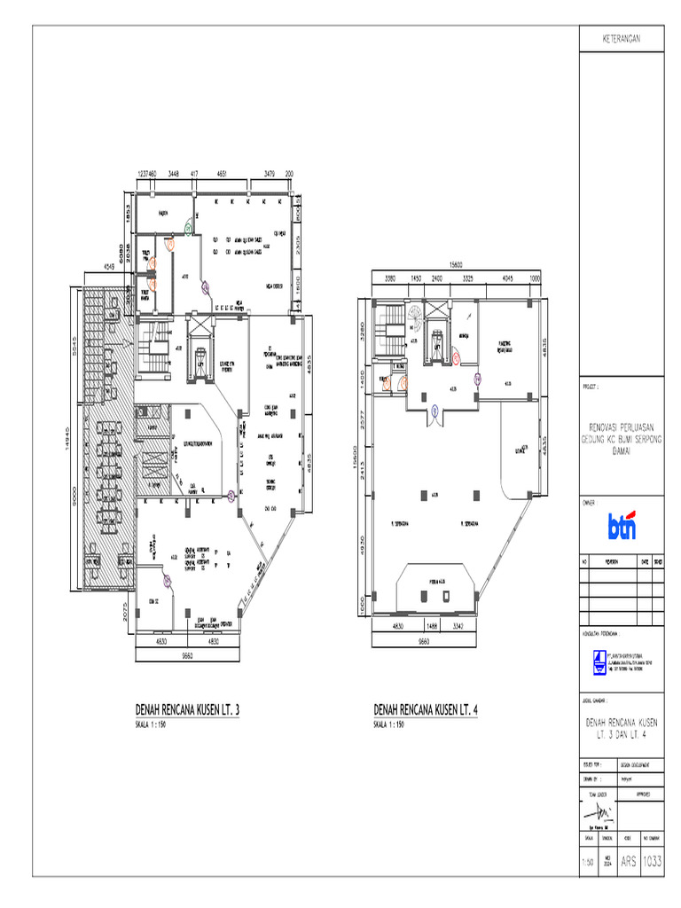 Denah Pintu Lantai 4 | PDF