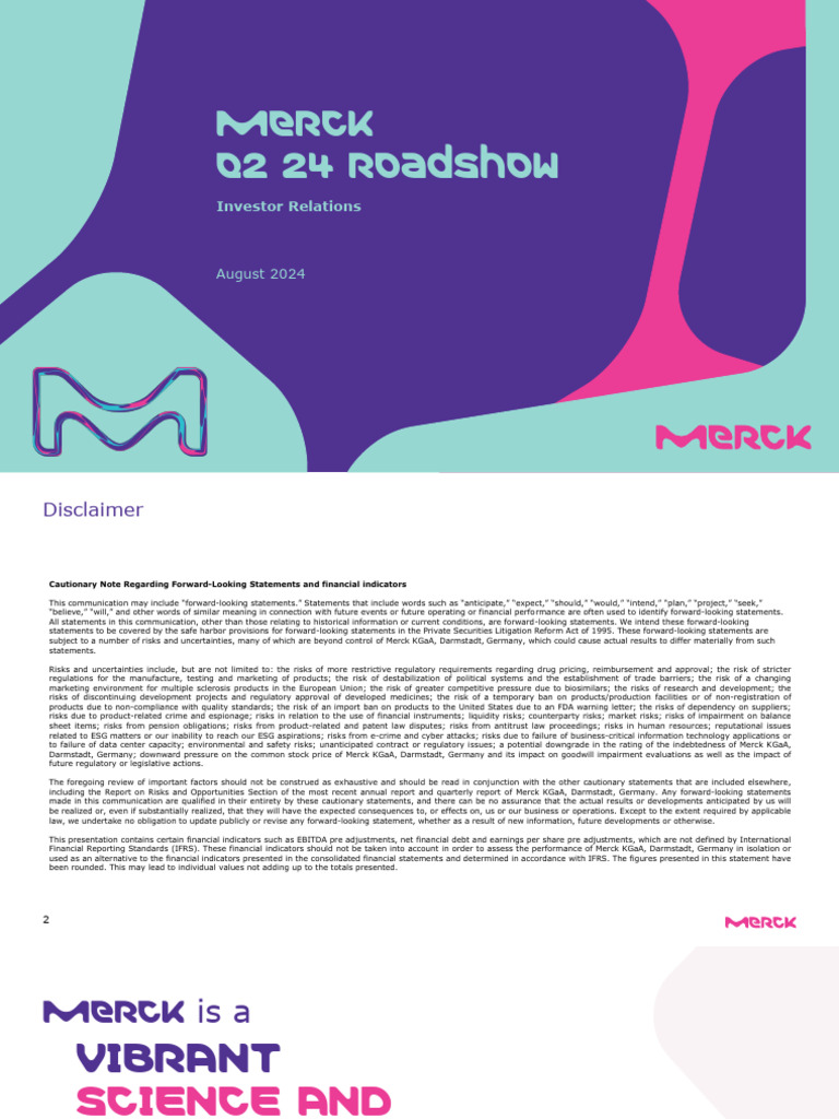 Q2 2024 Roadshow Presentation | PDF | Risk | Innovation