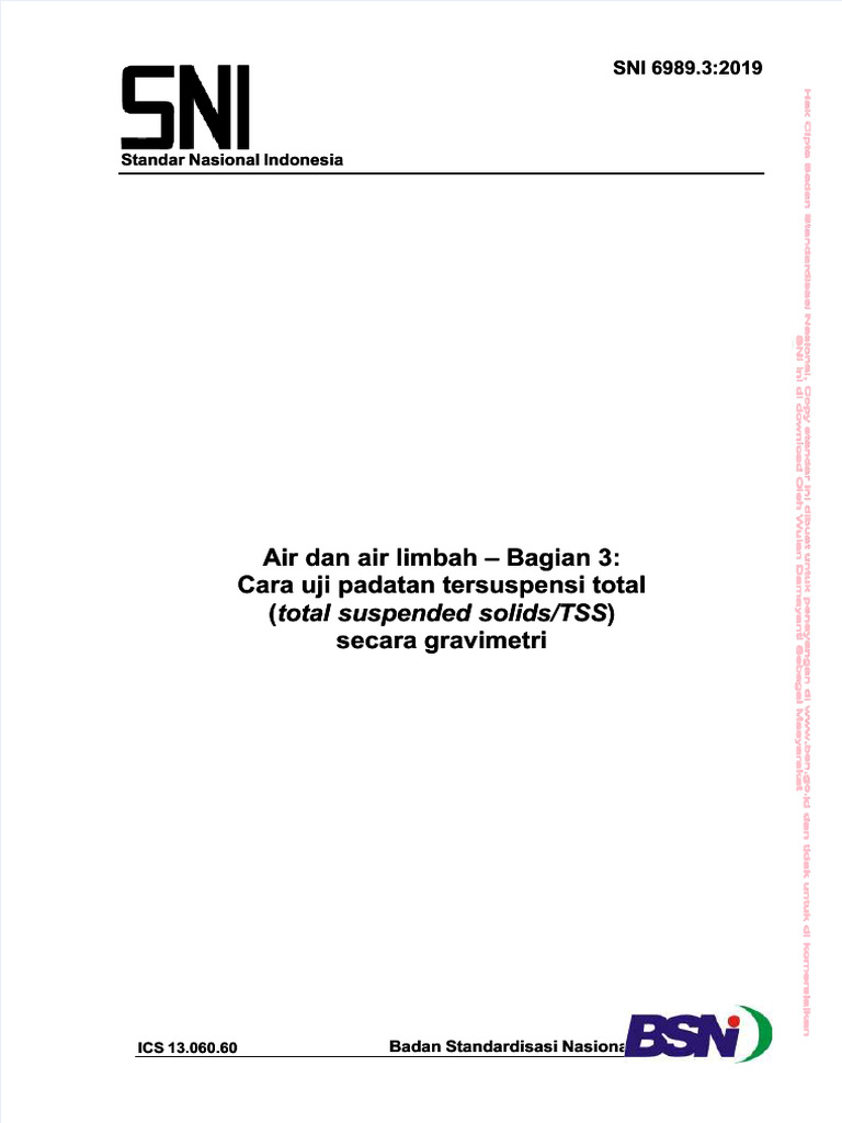 Sni 698932019 Tss | PDF