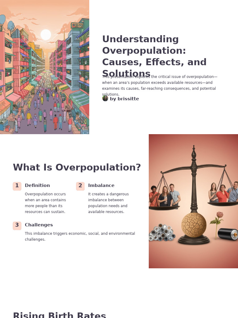 Overpopulation: Causes, Effects, Solutions | PDF | Human Overpopulation | Family Planning