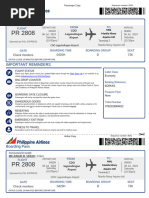 Philippine Airlines Script | PDF