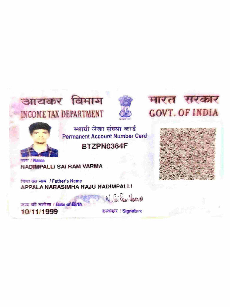 Sai Pan Card | PDF