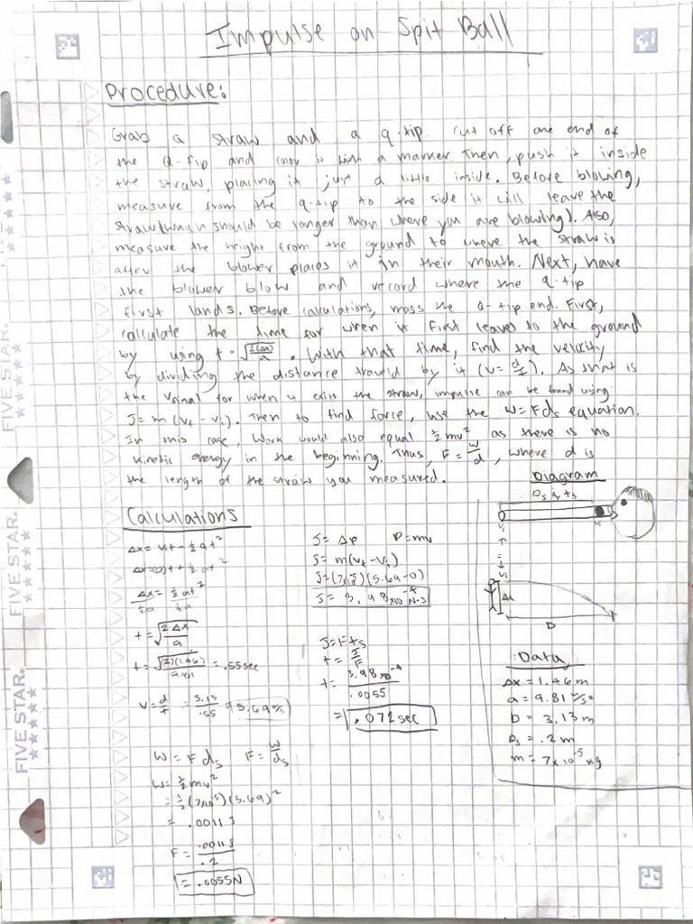 Impulse on Spit Ball | PDF