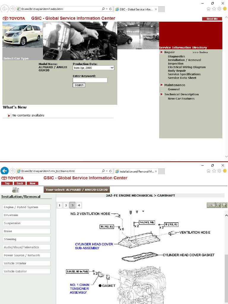 Toyota Alphard 2008-2015 | PDF | Door | Screw