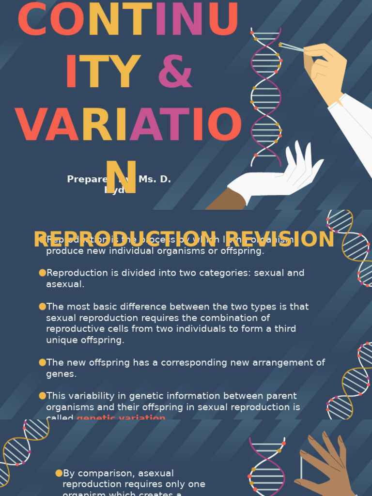 Gr 11_BIO_Continuity & Variation | PDF | Meiosis | Mitosis