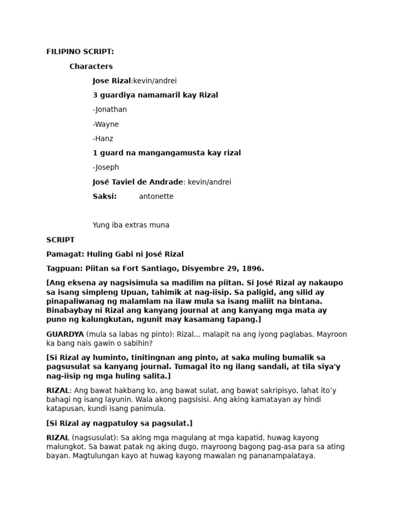 Filipino Script | PDF