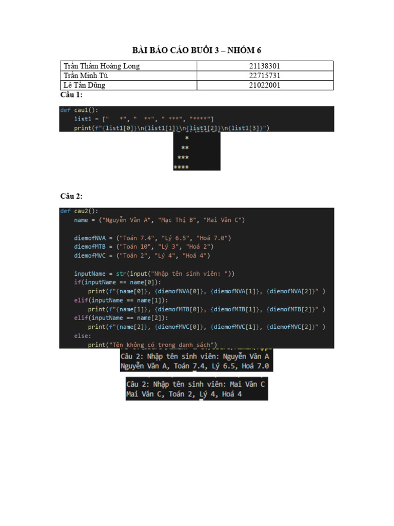 (Python-ST2) Nhom6-Bai3-Bao Cao | PDF
