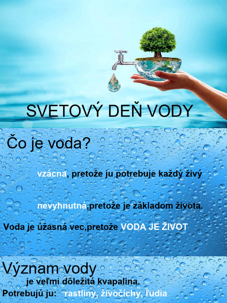 Svetovy Den Vody 22 3 | PDF