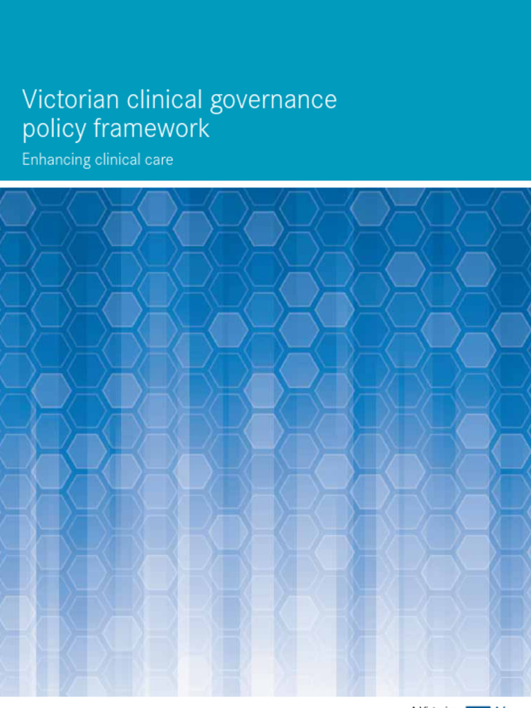 Victorian Clinical Governance Policy Framework | PDF | Governance ...