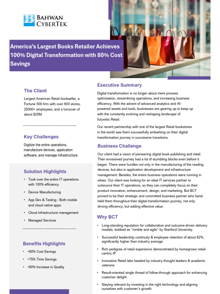 Barnes & Noble Consolidated Case Study | PDF | Retail | Cloud Computing
