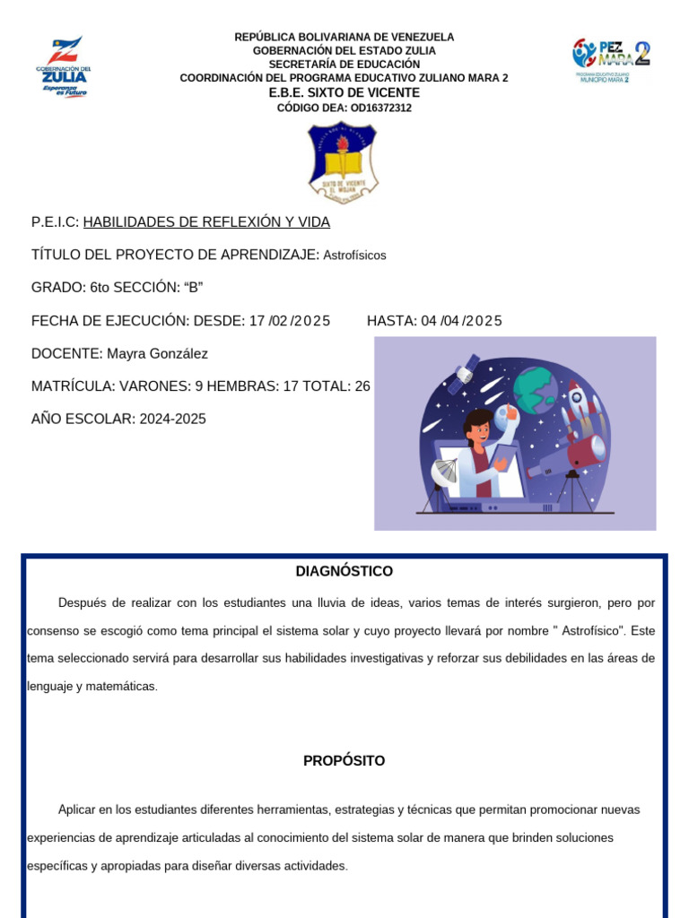 Proyecto Mayra | PDF | Análisis | Aprendizaje