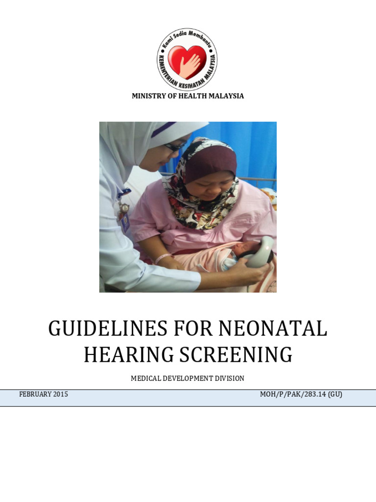 Guidelines For Neonatal Hearing Screening Program | PDF | Health Care ...