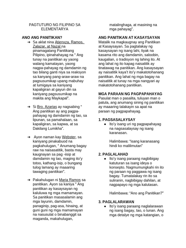 PAGTUTURO-NG-FILIPINO-SA-ELEMENTARYA | PDF