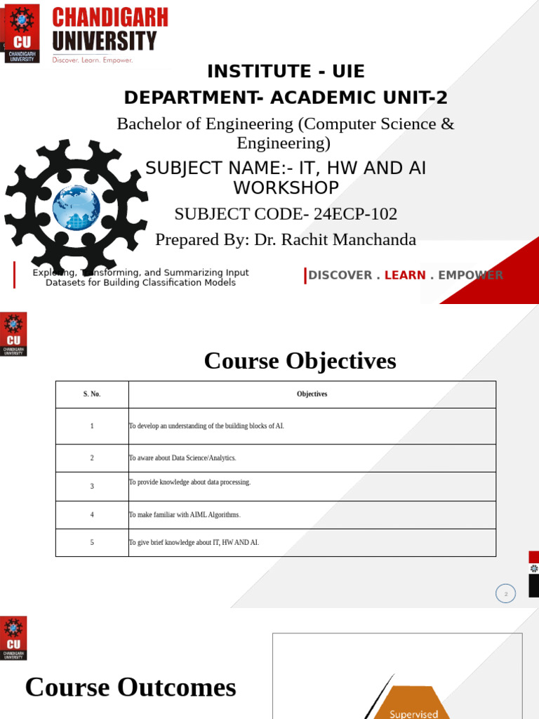 Exploring, Transforming, and Summarizing Input Datasets For Building ...