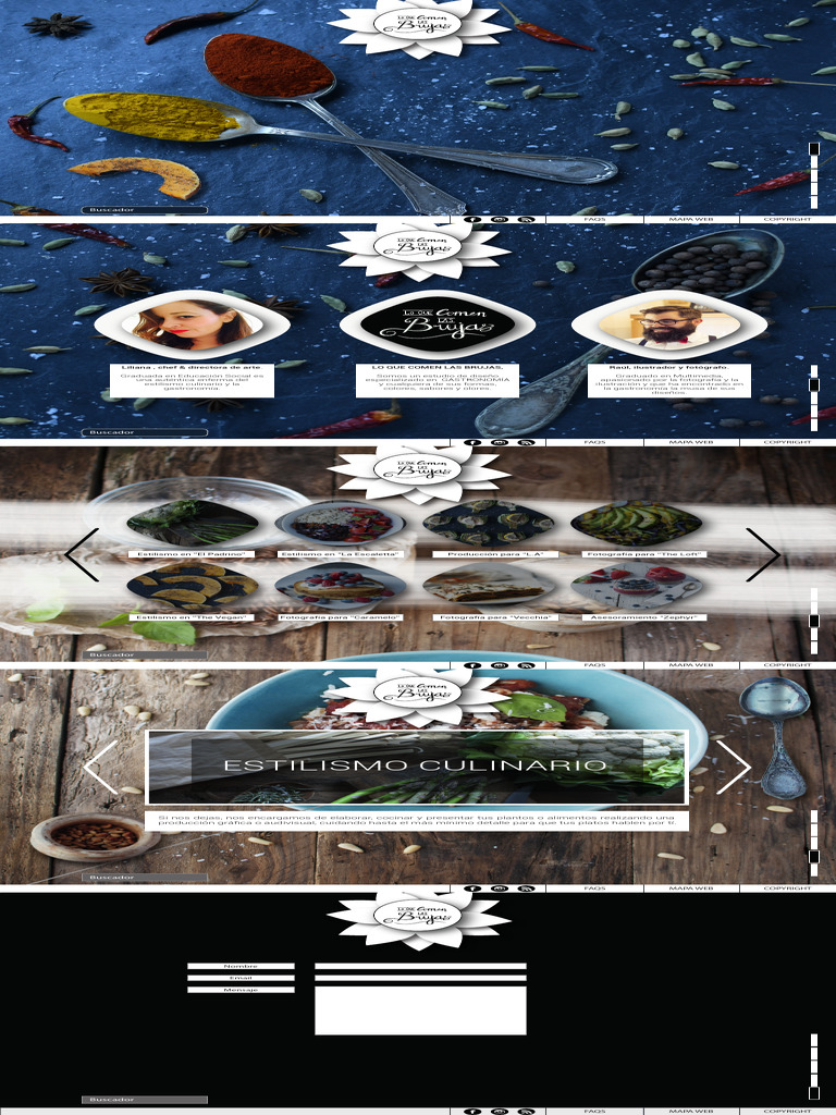 Wireframe PC Final HR | PDF | Receta | Artes culinarias