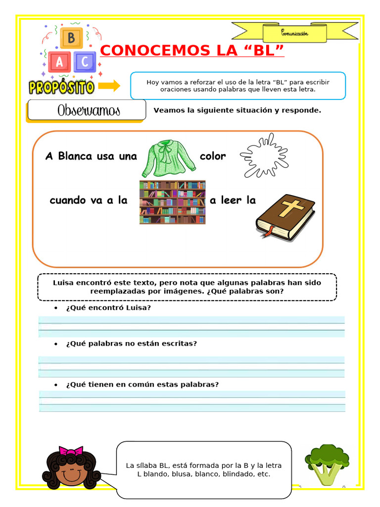 1 Adicional Ficha Trabadas Letra BL | PDF