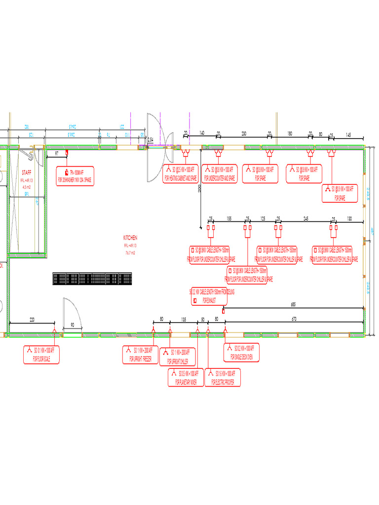 Kitchen Electrical Load Specifications | PDF | Home Appliance | Food And Drink Preparation