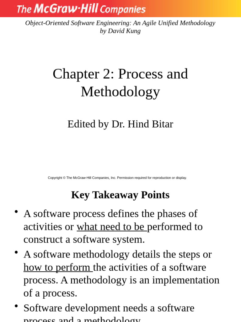 Chapter 2 - Process and Methodology | PDF | Scrum (Software Development ...