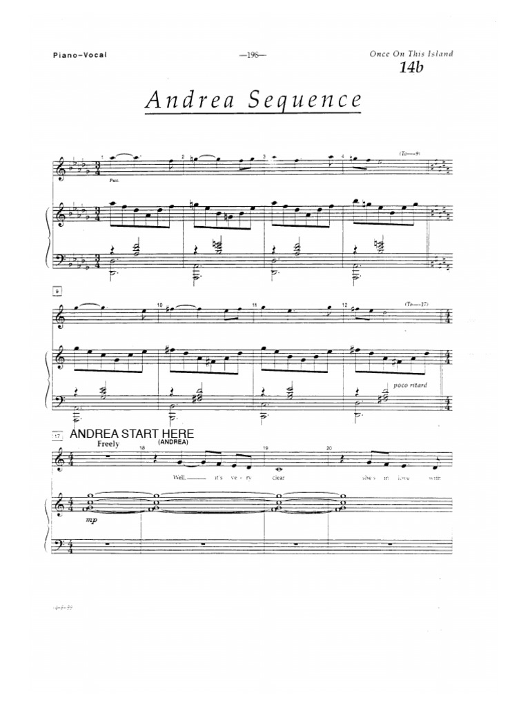 Andrea Sequence Andrea | PDF