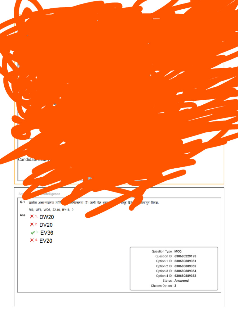 04 PCMC Clerk Paper (1) | PDF | Multiple Choice | Question